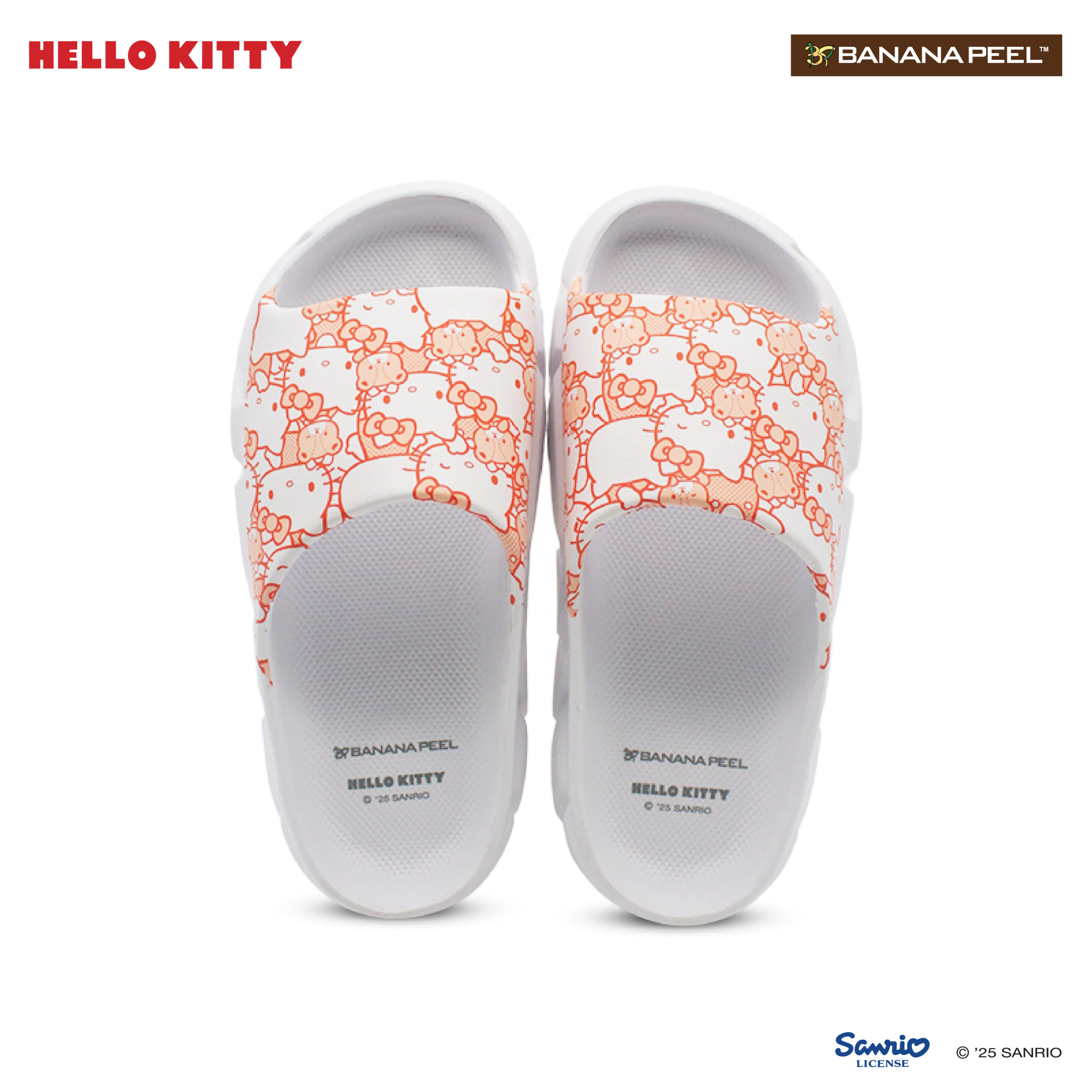 Kai Hello Kitty Slides - Ushiro Cream - Banana Peel