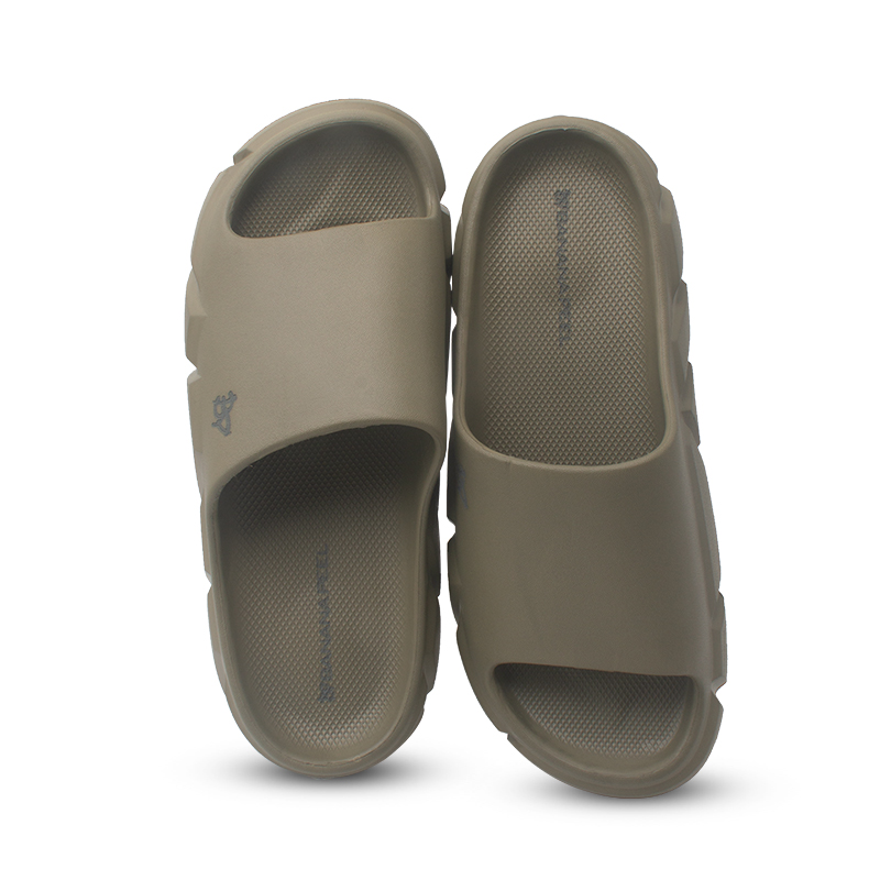 Kai Unisex Slides - Army Green - Banana Peel